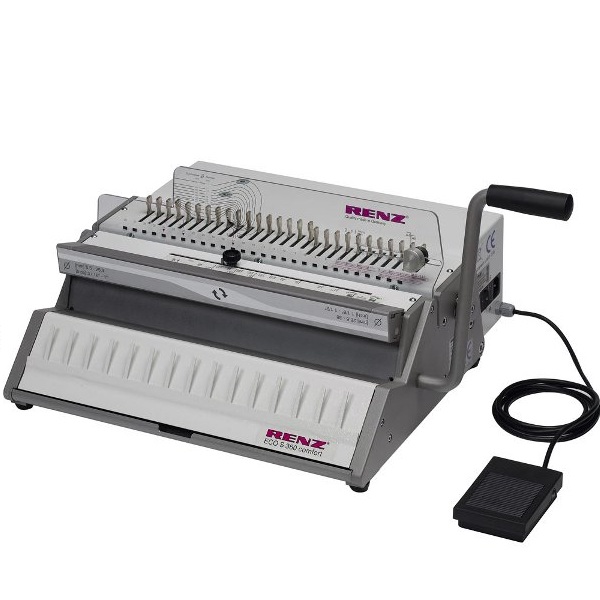 RENZ Eco 360 Comfort | RENZ 2:1 Electric Wire Comb Binding Machine Eco ...