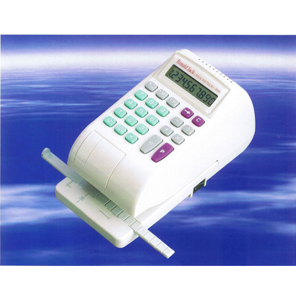 RONALD JACK Electronic Cheque Writer RJ-2000