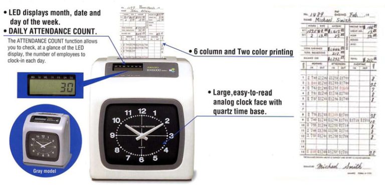 AMANO Time Recorder BX-6400 Dealer Malaysia | AMANO Time Recorder BX ...