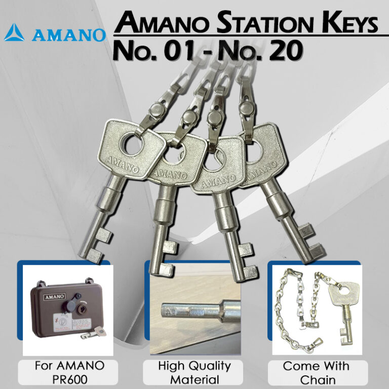 AMANO Station Key Dealer Malaysia | AMANO Station Key Supplier Malaysia