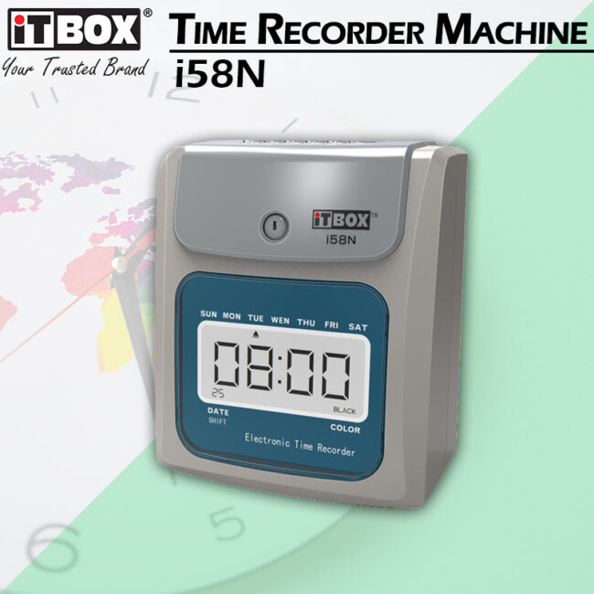 iTBOX Time Recorder i58N Dealer Malaysia | iTBOX Time Recorder i58N ...