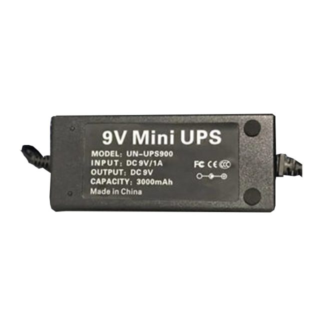 TIMETERA Original 9VDC 0.8A / 2000 mAh Power Supply Mini UPS (TM-UPS900 ...