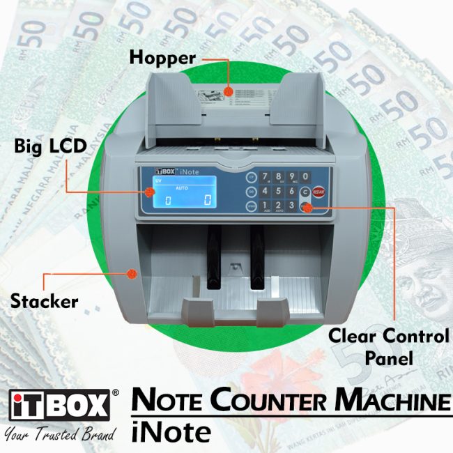 iTBOX Currency Counter Machine iNOTE Brand Owner Malaysia | iTBOX ...
