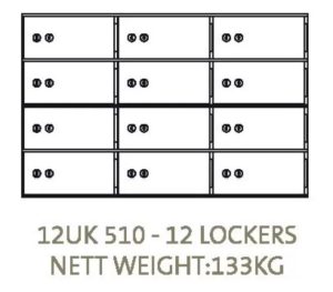 Sapphire Safe Deposit Lockers 12 UK 510 (Chubb Lock) Malaysia ...