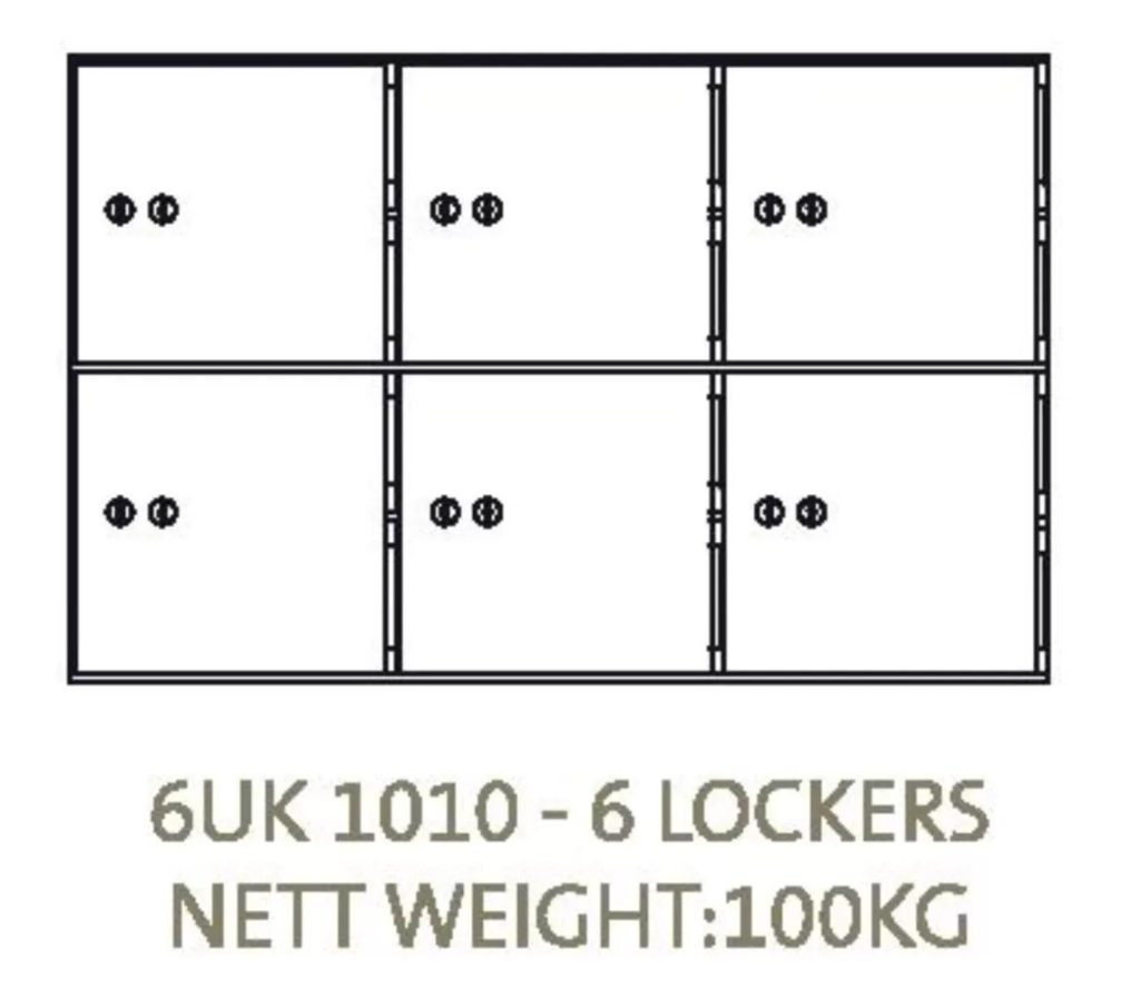 Sapphire Safe Deposit Lockers 6 UK 1010 (Chubb Lock) Malaysia ...