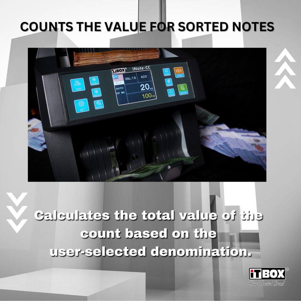 iTBOX Money Counting Machine iNote-CC Supplier Malaysia | iTBOX Money ...
