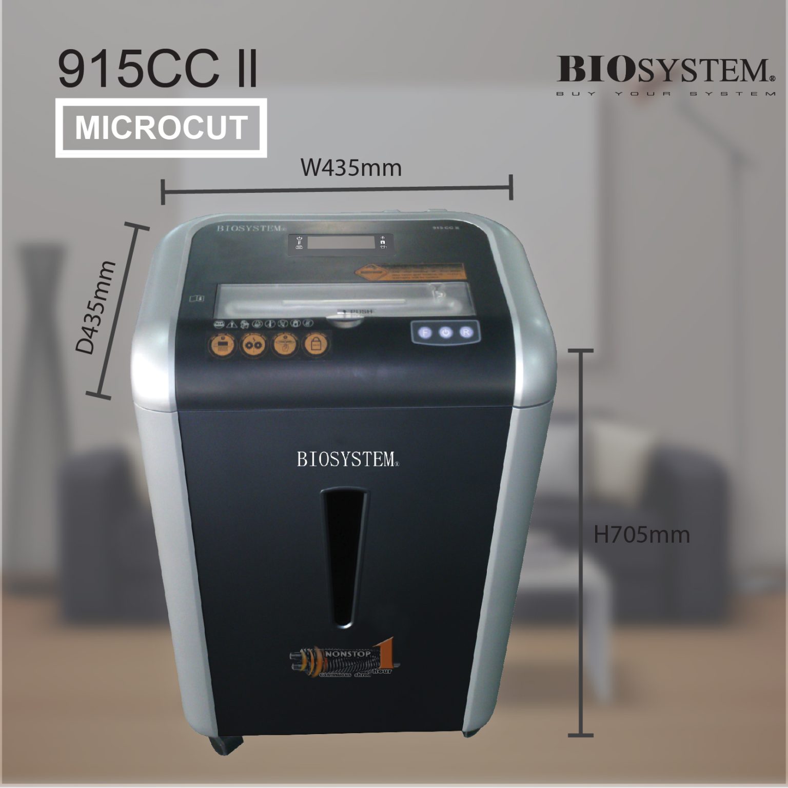 BIOSYSTEM Document Shredder Machine 915CC II Supplier Malaysia ...