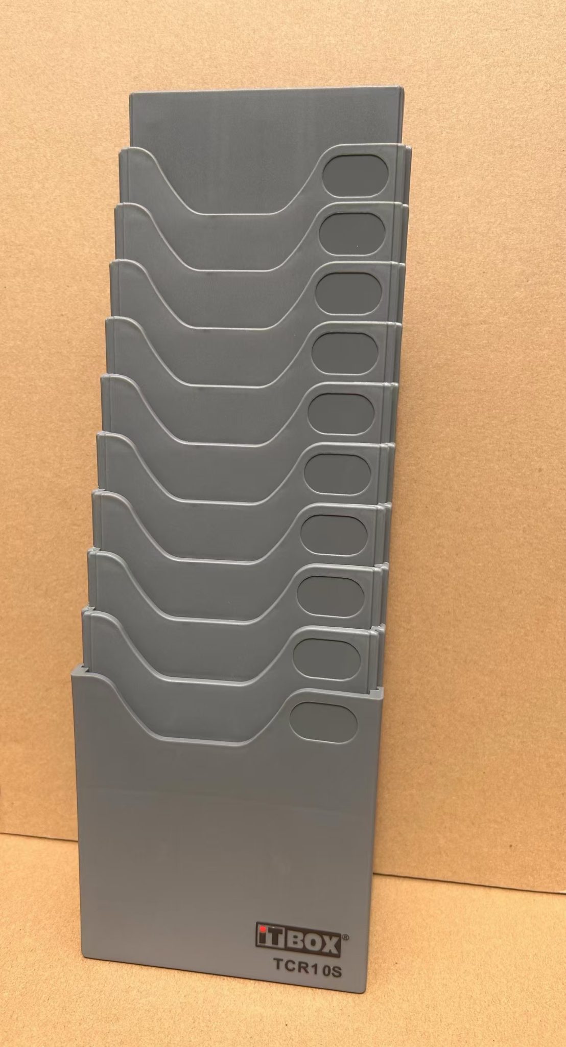 iTBOX 10 Slot Table Type Multi Punch Card Rack TCR10S (Time Card Rack ...