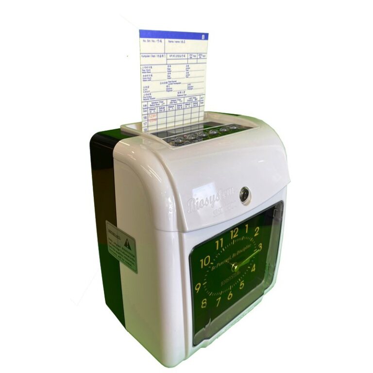 BIOSYSTEM Time Recorder Punch Card Machine BX3300A Supplier Malaysia ...