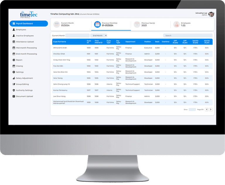 TimeTec Payroll System (PAYROLL) HR Mobile Apps & Cloud-Based ...